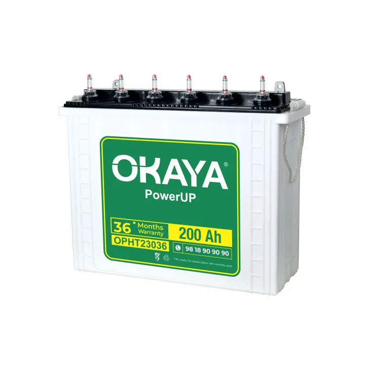 Okaya Inverter Tabular Battery 200Ah -E.Store is a complete store for ...