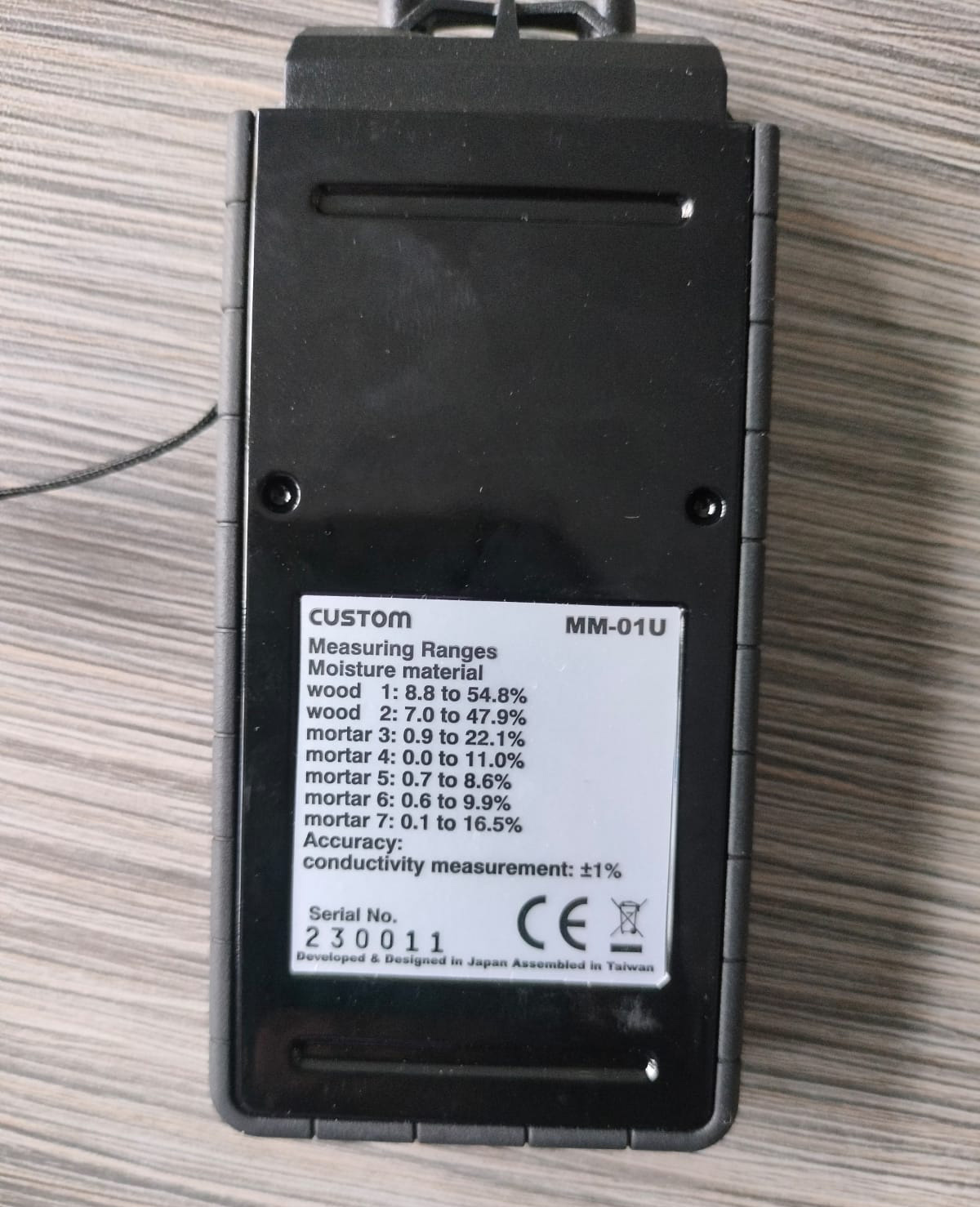 Custom Digital Material Moisture Meter Ultimate Series MM-01U Japanese ...